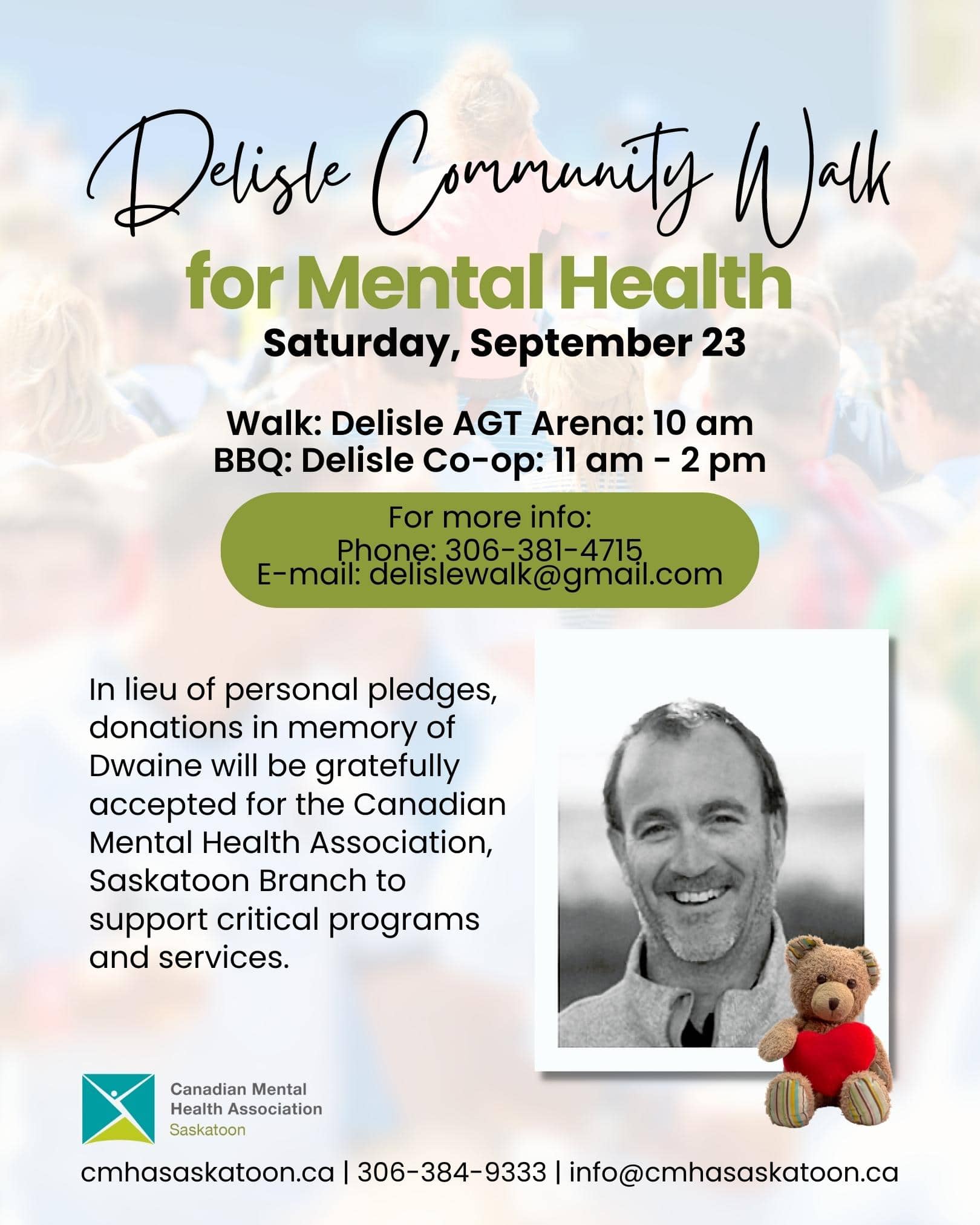 Delisle Community Walk for Mental Health - Canadian Mental Health ...